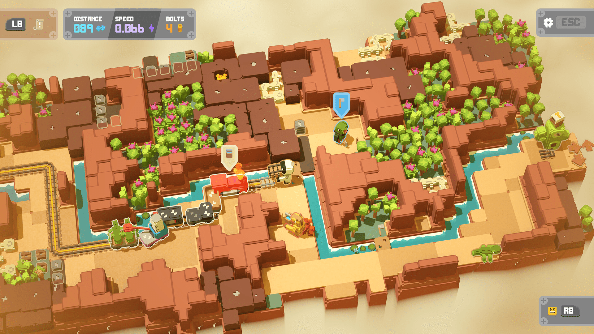 『Unrailed 2:バック・オン・トラック』のゲーム紹介 - ゲームウィズ