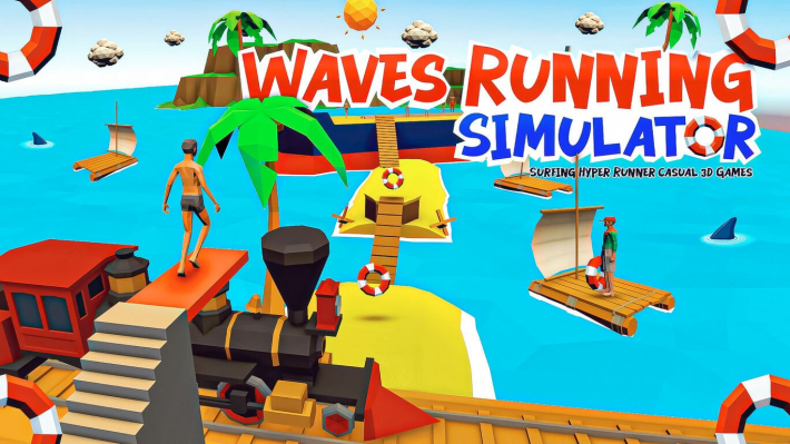 『Waves Running Simulator - Surfing Hyper Runner Casual 3D Games』のゲーム紹介 ...