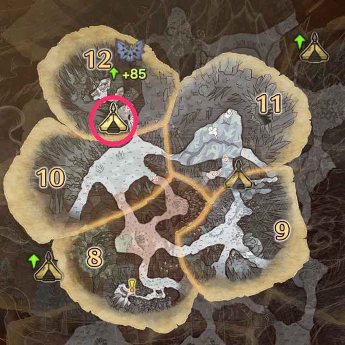 【MHWアイスボーン】渡りの凍て地のマップとキャンプの場所 | 採取アイテム一覧【モンハンワールド】 - ゲームウィズ