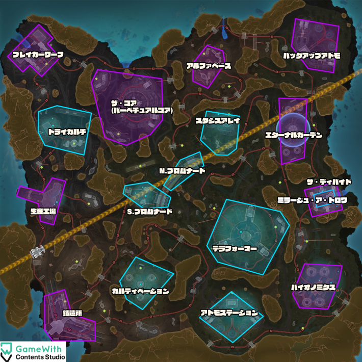 【Apex】ブロークンムーンのマップ｜おすすめ降下場所【エーペックス】 - ゲームウィズ