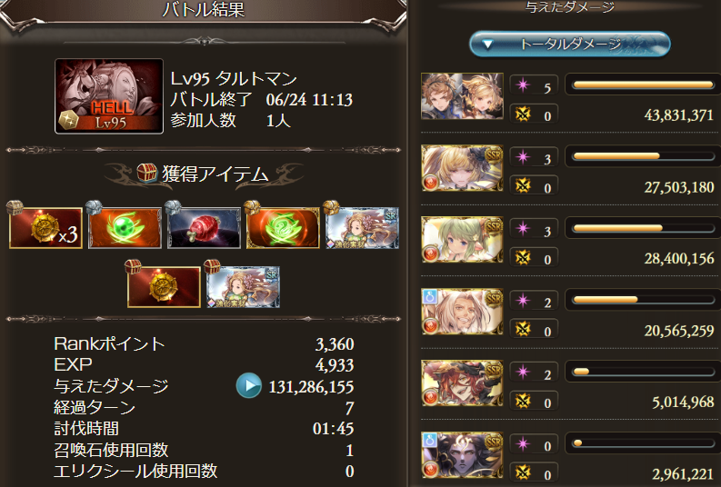 【グラブル】火古戦場95HELLフルオート周回編成まとめ【グランブルーファンタジー】 - ゲームウィズ