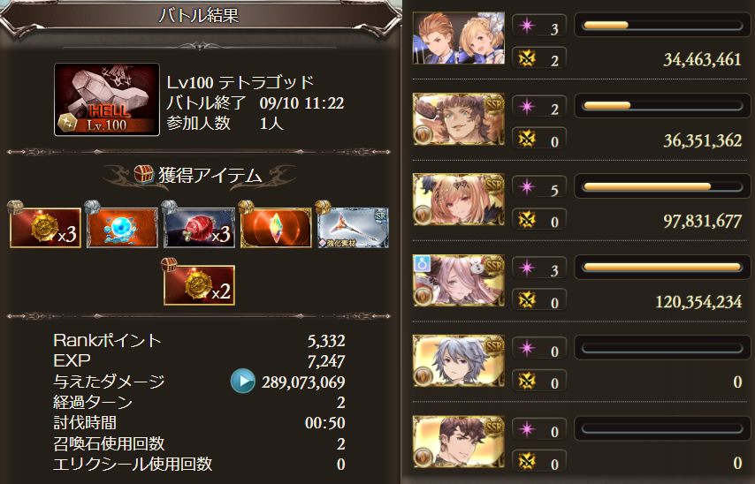 【グラブル】土古戦場100HELL･95HELL攻略/手動向け編成例｜テトラゴッド【グランブルーファンタジー】 - ゲームウィズ