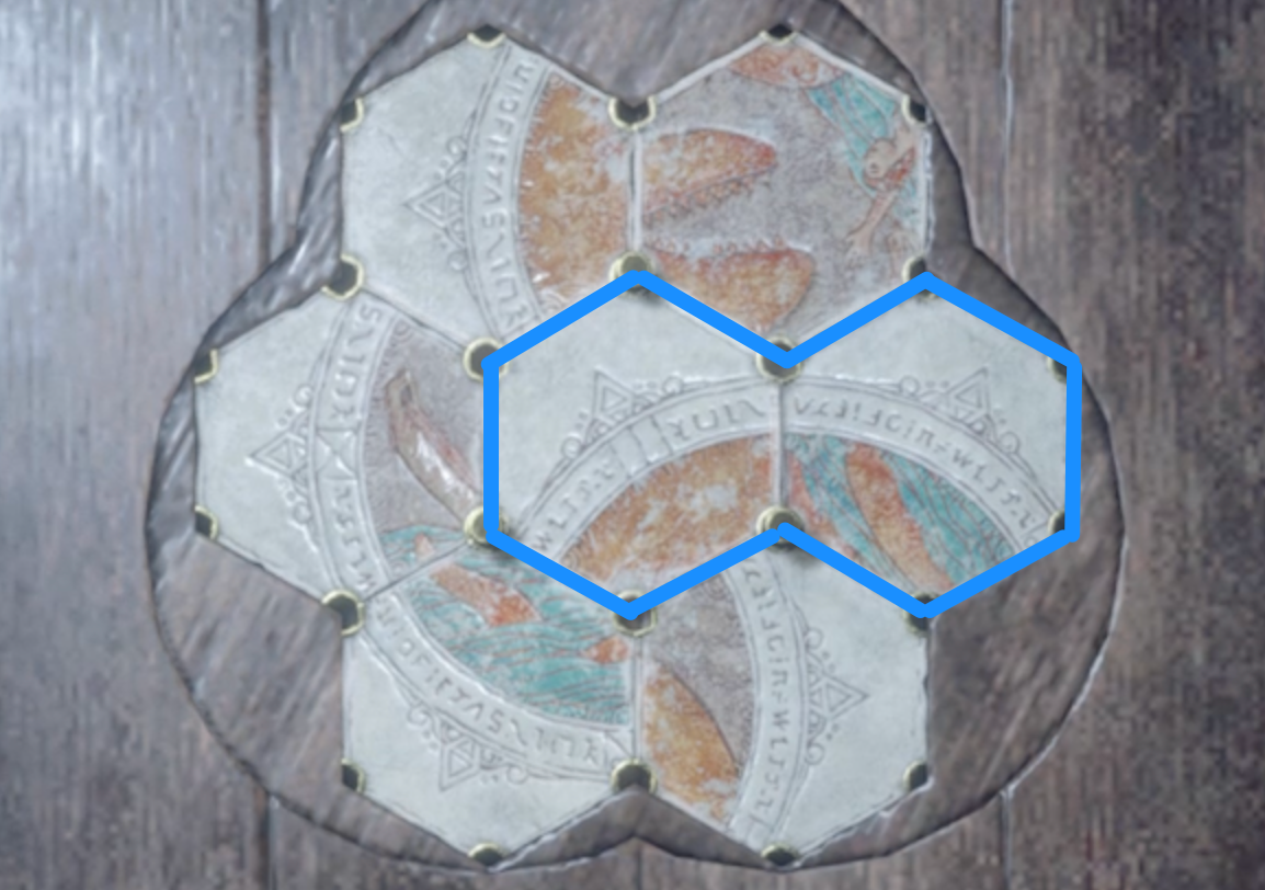 RE4 Remake | Hexagon Puzzle Solution & Hexagonal Pieces Location ...