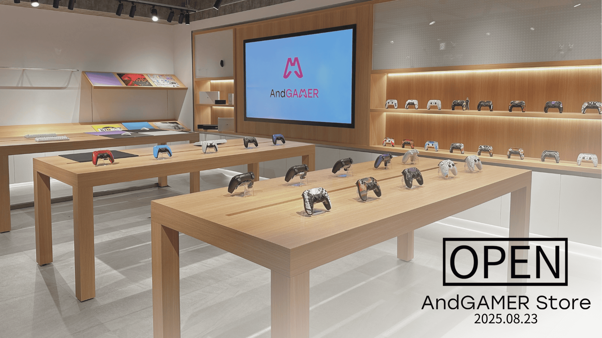 ゲーミングデバイスグループAndGAMERの直営店「AndGAMER Store」が渋谷にオープン決定！ - ゲームウィズ