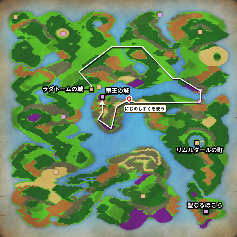 【ドラクエ1】マップ(地図)一覧【ドラゴンクエスト1】 - ゲームウィズ