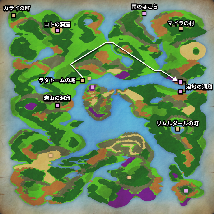 【ドラクエ1】ストーリー攻略チャート【ドラゴンクエスト1】 - ゲームウィズ