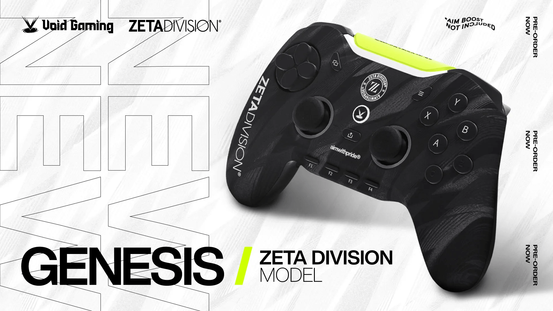 Void GamingとZETA DIVISIONのコラボコントローラー、先行予約を開始！ - ゲームウィズ